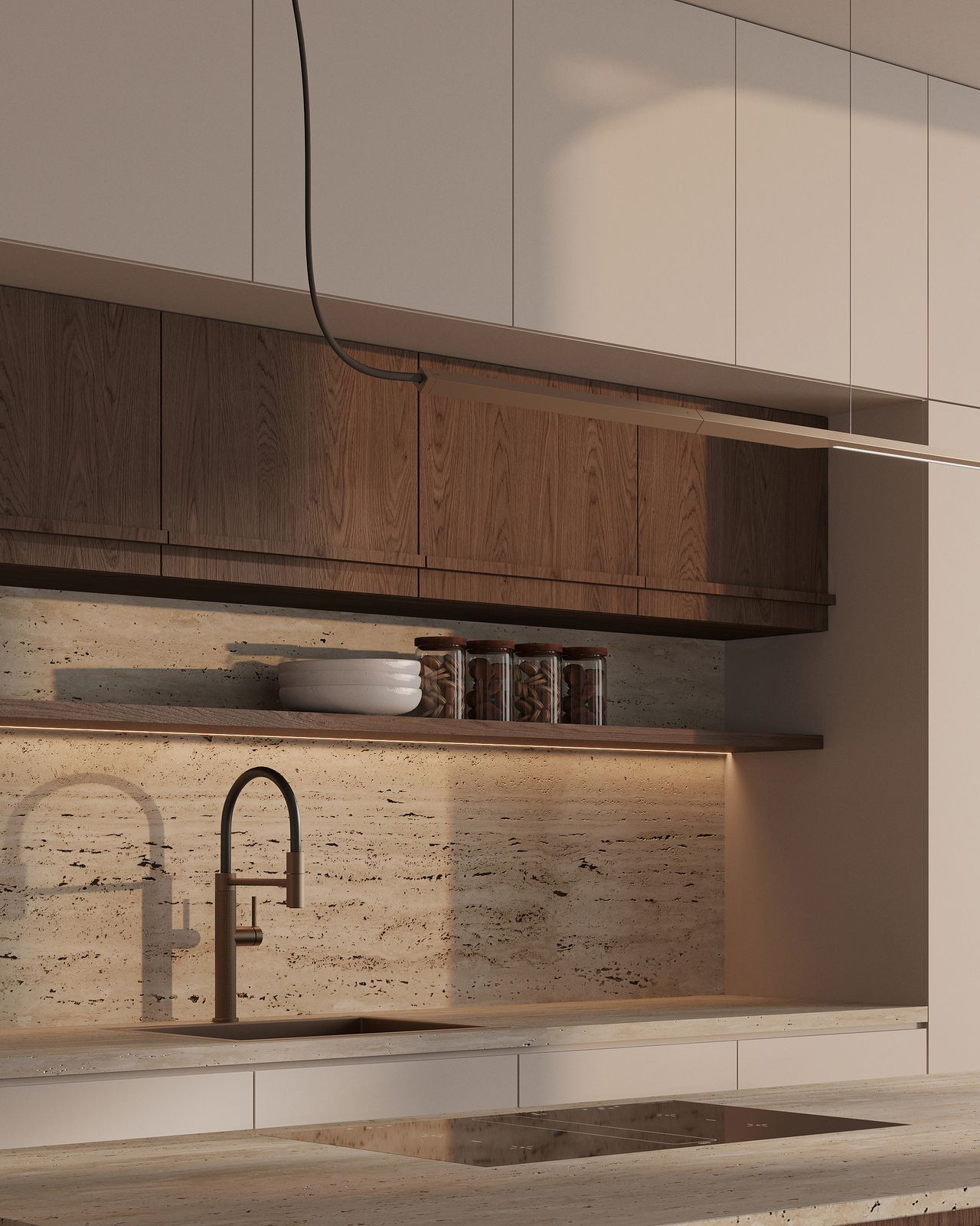 Photo 8 of 14 in Element Kitchen: Modern Take on Classical Japandi ...