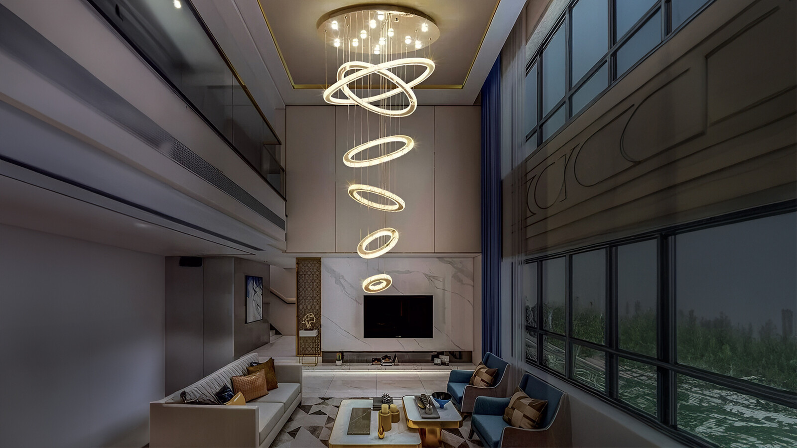 The Role of Lighting in Double-Height Spaces: Enhancing Grandeur and ...
