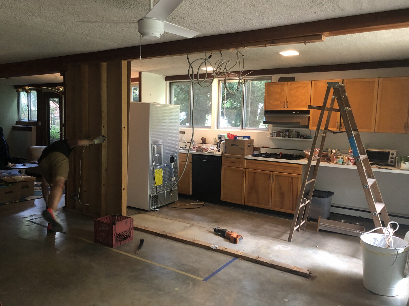 Photo 7 of 10 in Tech built house/ kitchen renovation by Lindsey Engler ...