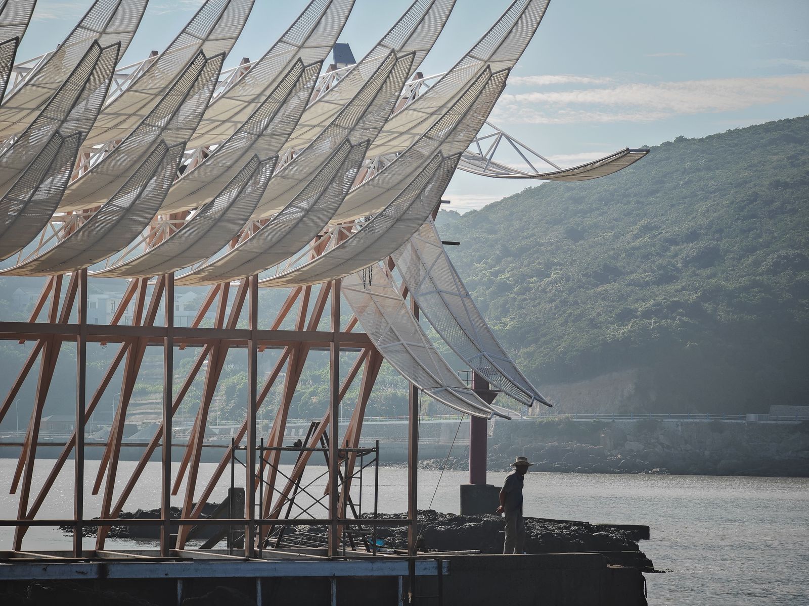 Photo 7 of 27 in Seaside Pavilion on Chai Shan Island by GN Architects ...