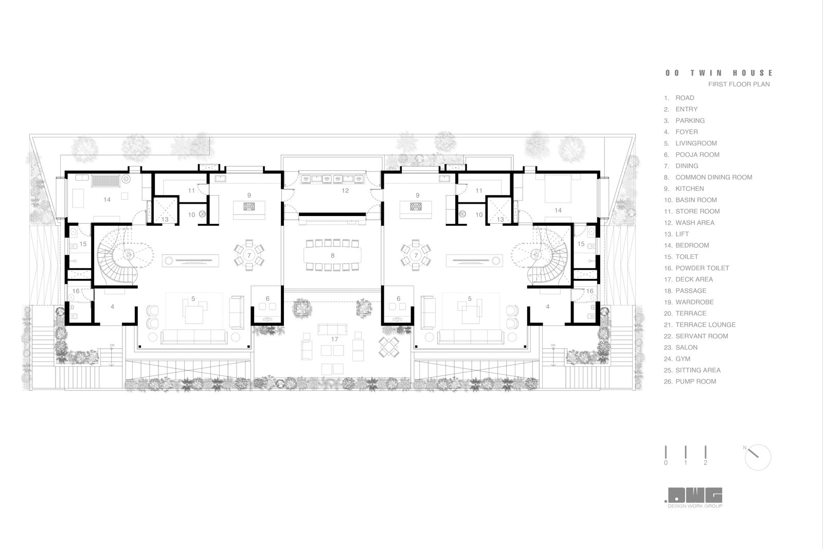 Photo 4 of 28 in Twin House by hardik padmani - Dwell