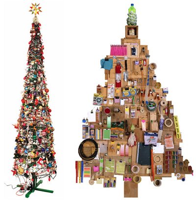 A Picture of A Fake Holiday Tree - Dwell