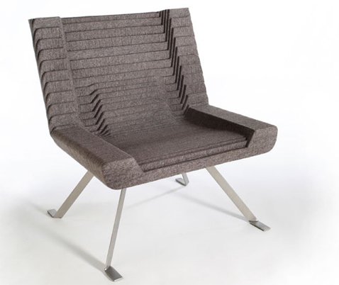 The Relief Chair and Fashioning Felt - Dwell