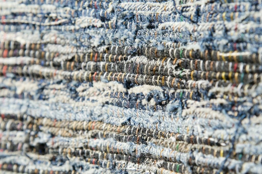 Scandinavian Rag Rugs Made from Recycled Denim - Dwell