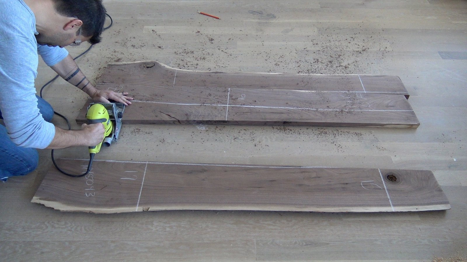 Photo 5 of 13 in Dwell Made Presents: DIY Walnut Dining Table - Dwell