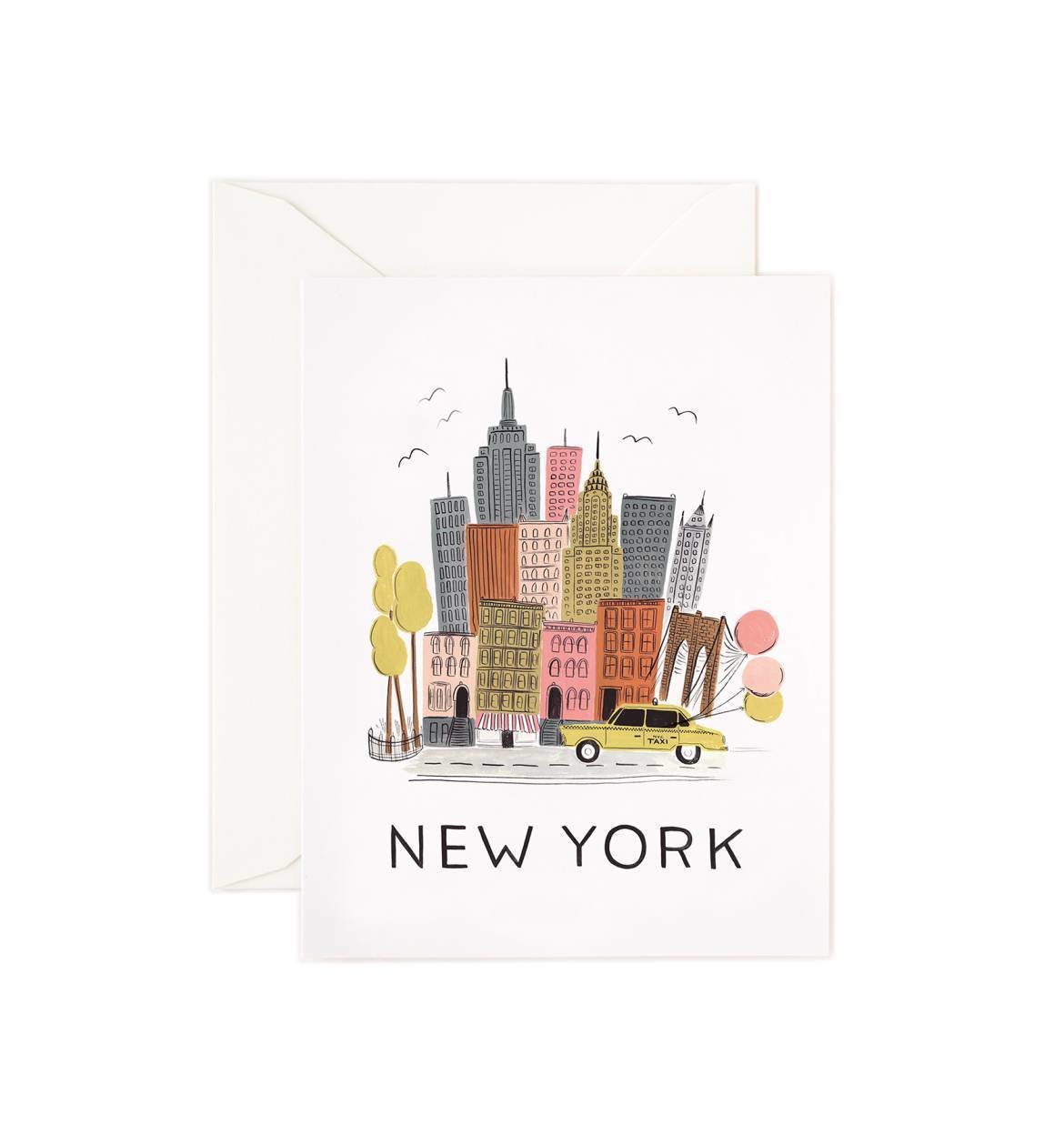 New York Greeting Card by Rifle Paper Co. by Rifle Paper Co. - Dwell