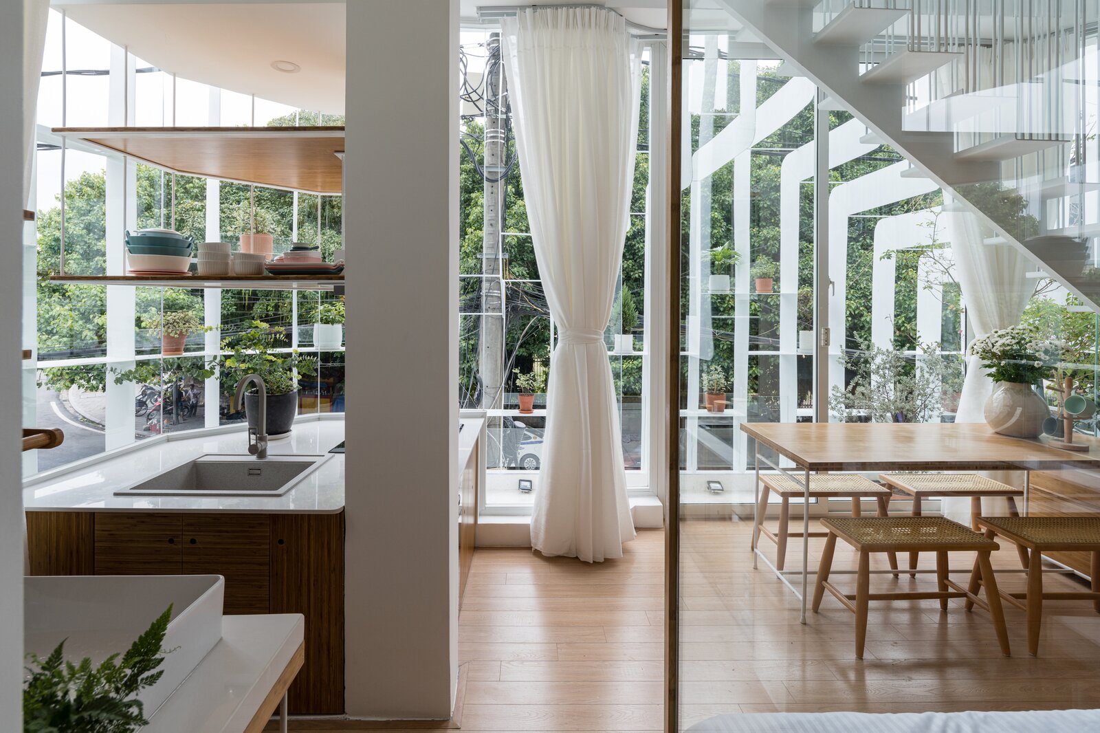 Photo 9 of 23 in A Translucent Tower in Vietnam Invites Visitors in for ...