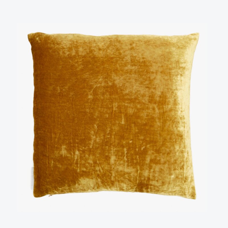ABC Carpet & Home Velvet Pillow New Gold by ABC Carpet & Home - Dwell