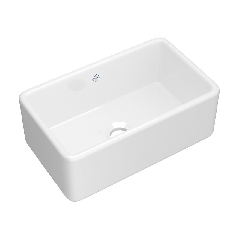 Shaws Shaker 30" Farmhouse Single Basin Fireclay Kitchen Sink by Build ...
