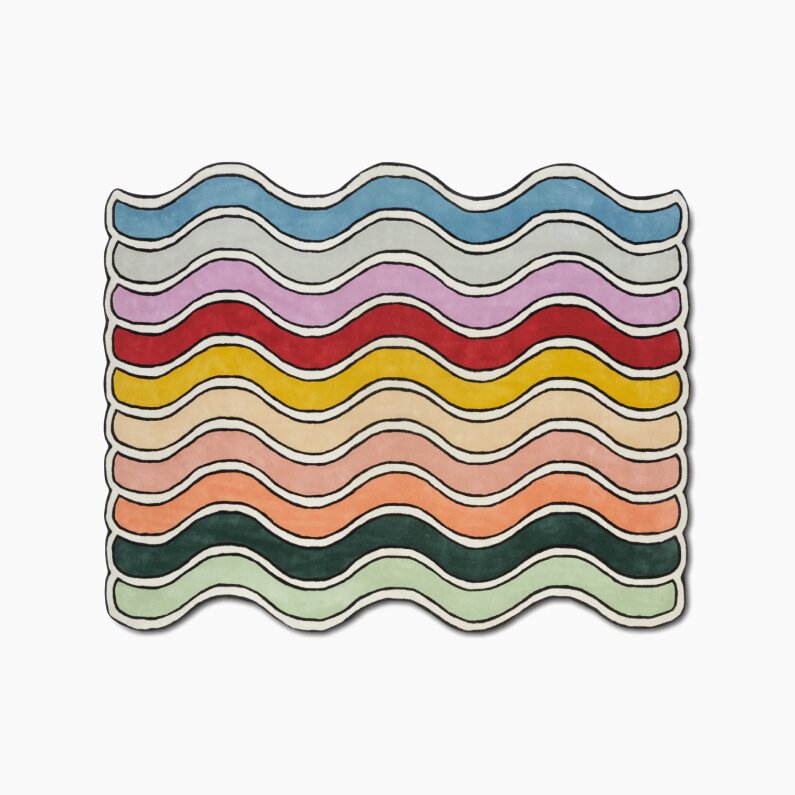 An Aesthetic Pursuit Wavy Rug by Design Within Reach - Dwell