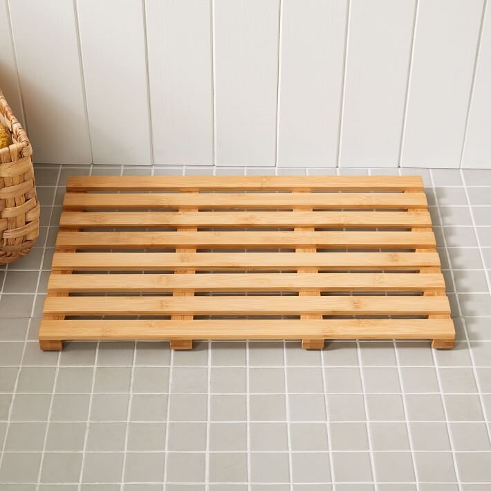 West Elm Slatted Bamboo Bath Mat By West Elm Dwell
