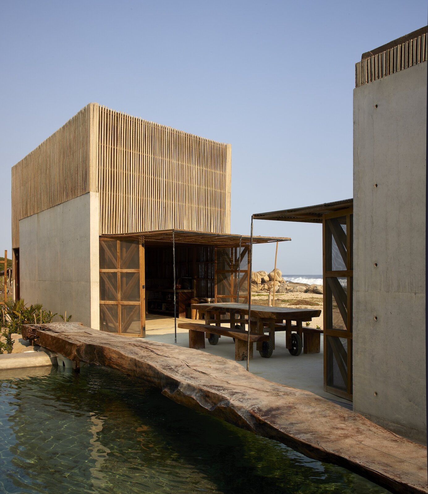 Photo 8 of 11 in A Beach House Made of Timber, Clay, and Concrete ...