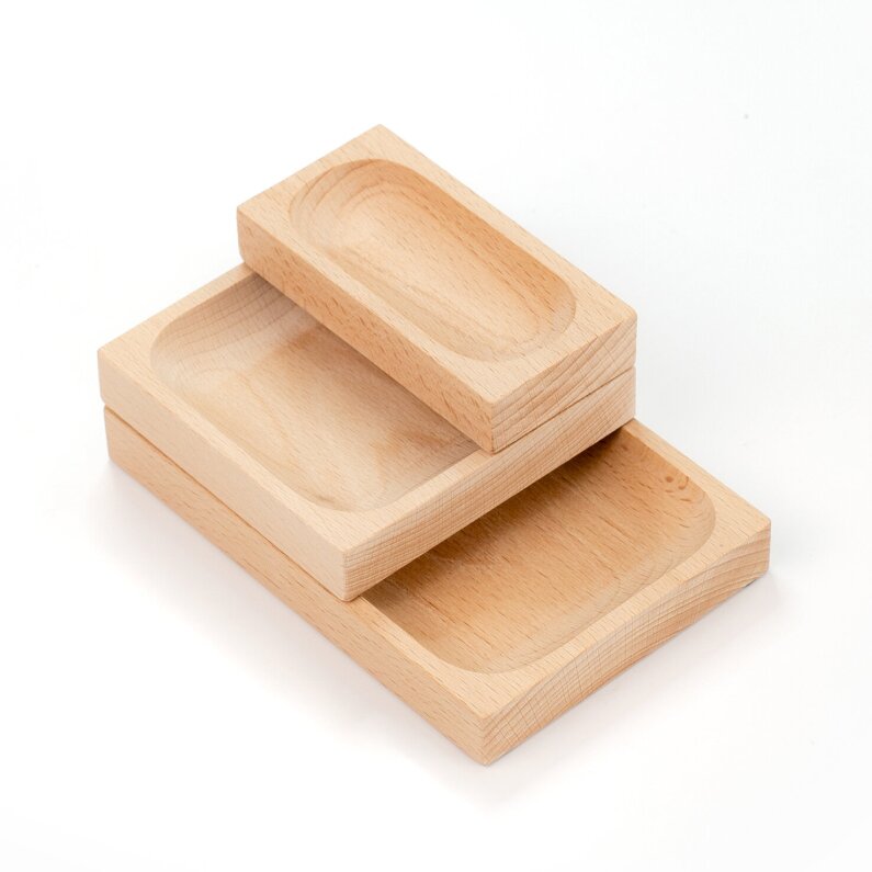 Working Hard Beech Catchall Trays - Full Set by Dwell - Dwell