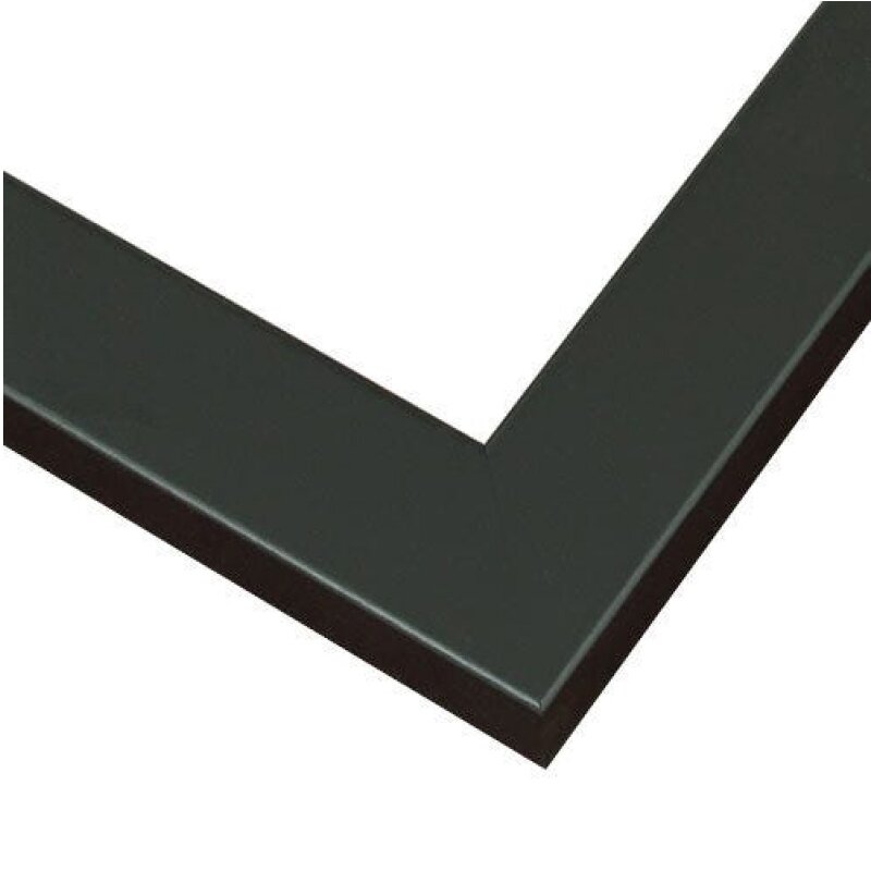 Pictureframes.com Satin Black Wood Picture Frame by Pictureframes.com ...