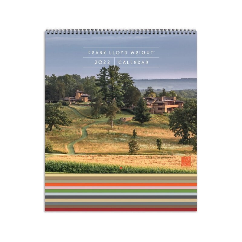 Galison Frank Lloyd Wright 2022 Tiered Wall Calendar by Galison - Dwell