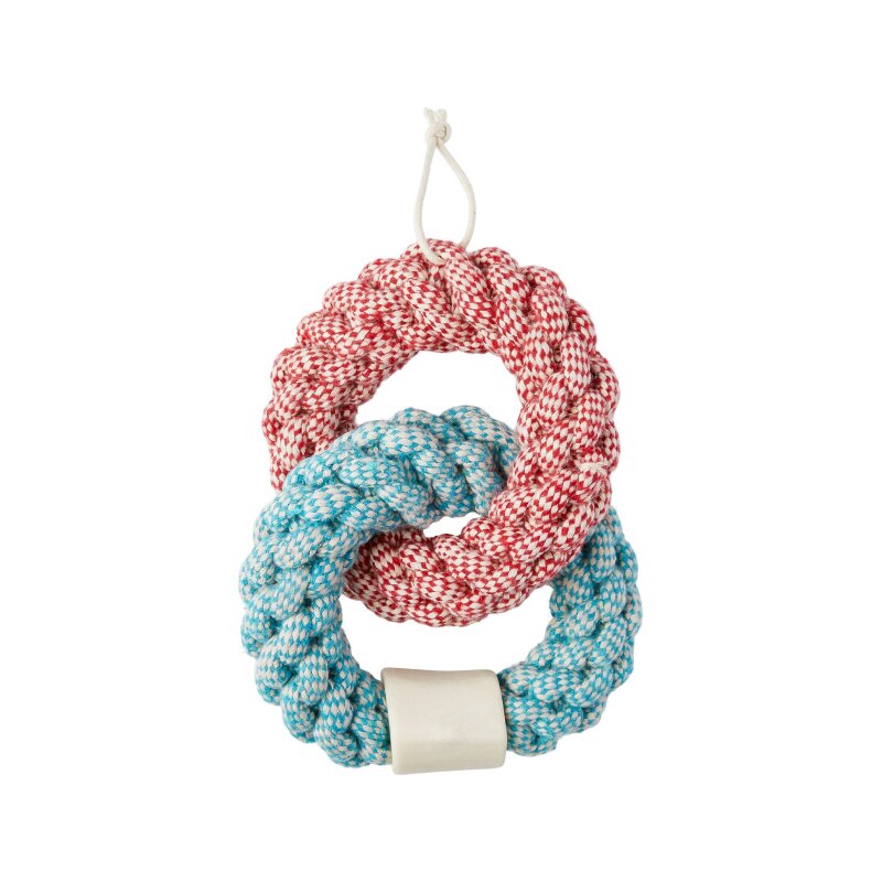 Bones & Chews Rope Rings With Bone Dog Toy by Chewy - Dwell