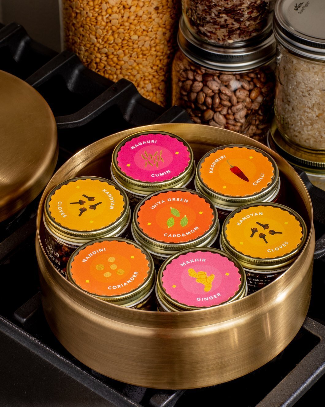 Diaspora Co. Build Your Own Masala Dabba by Diaspora Co. - Dwell