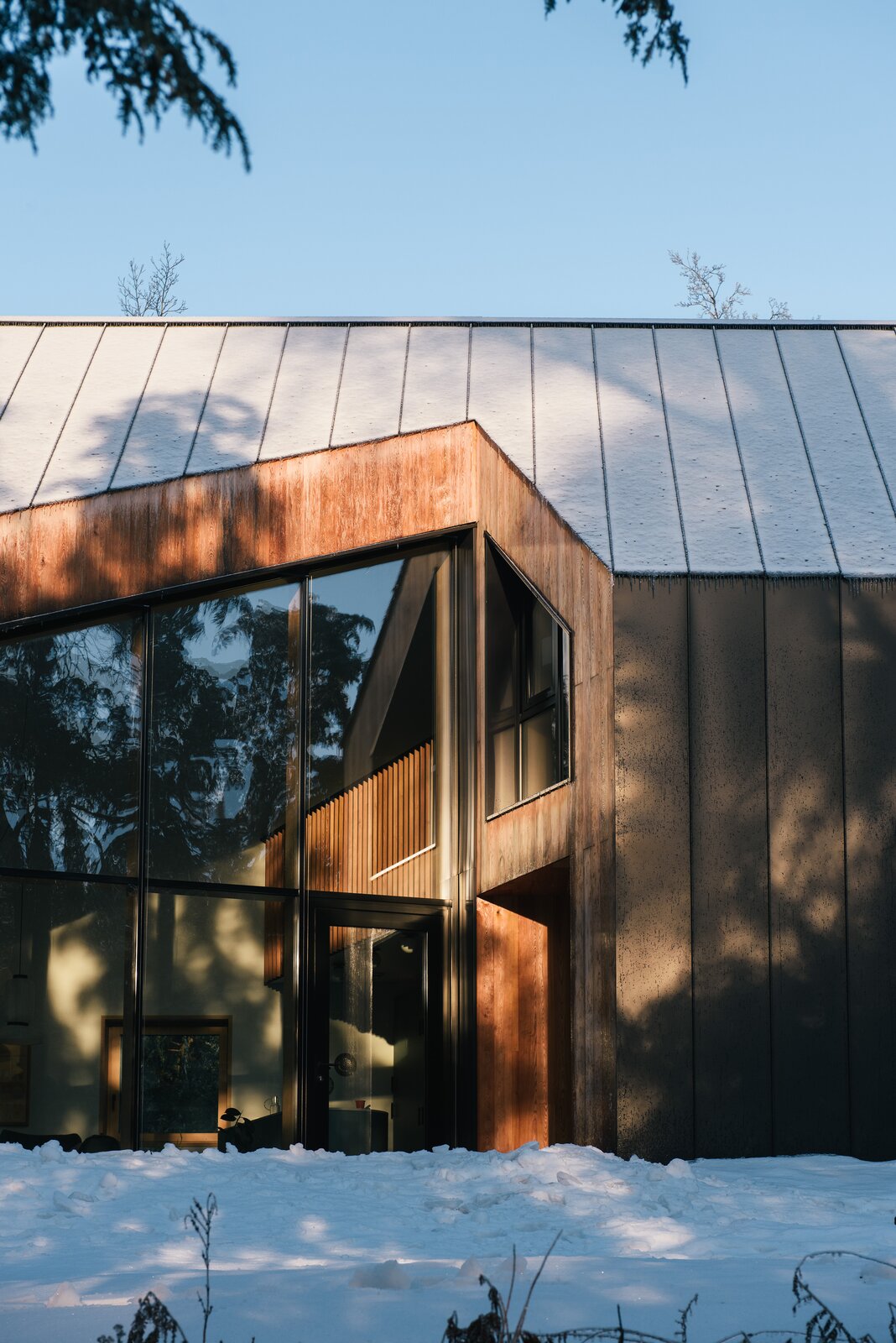 Photo 9 of 11 in A House Sheathed in Metal and Oriented for Energy ...