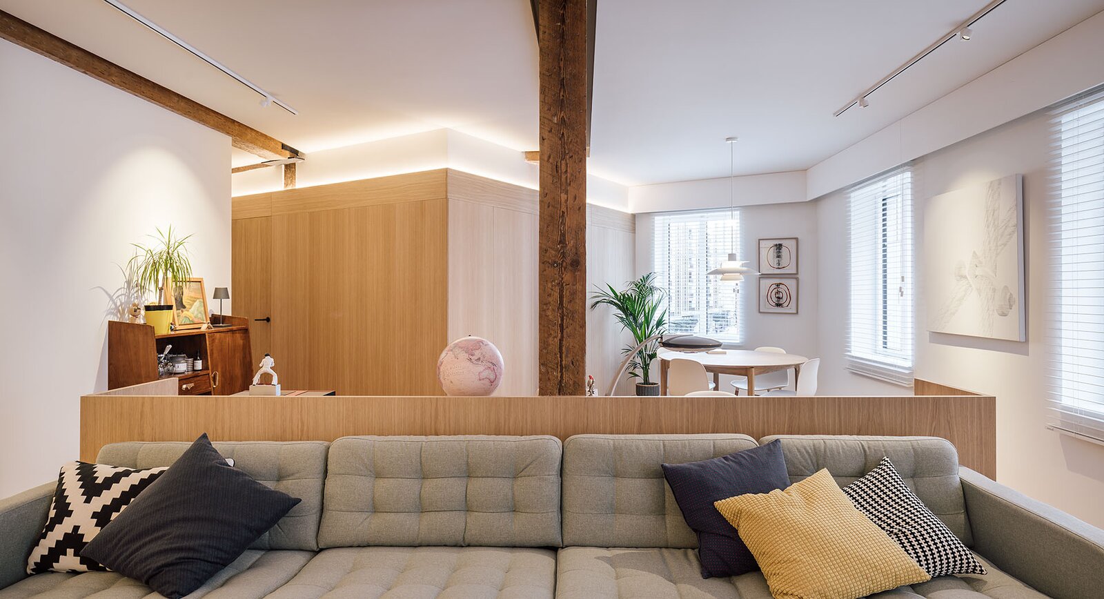 Photo 9 of 24 in A Timber-Heavy Apartment in Spain Is Anything but ...