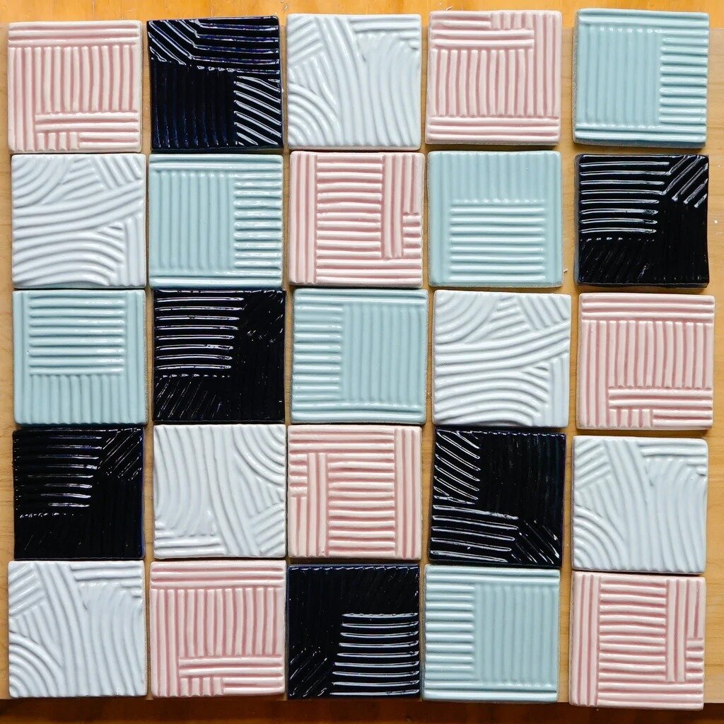 Helen Levi x Ceramica Suro Wall Tiles - Large Corduroy by Helen Levi ...