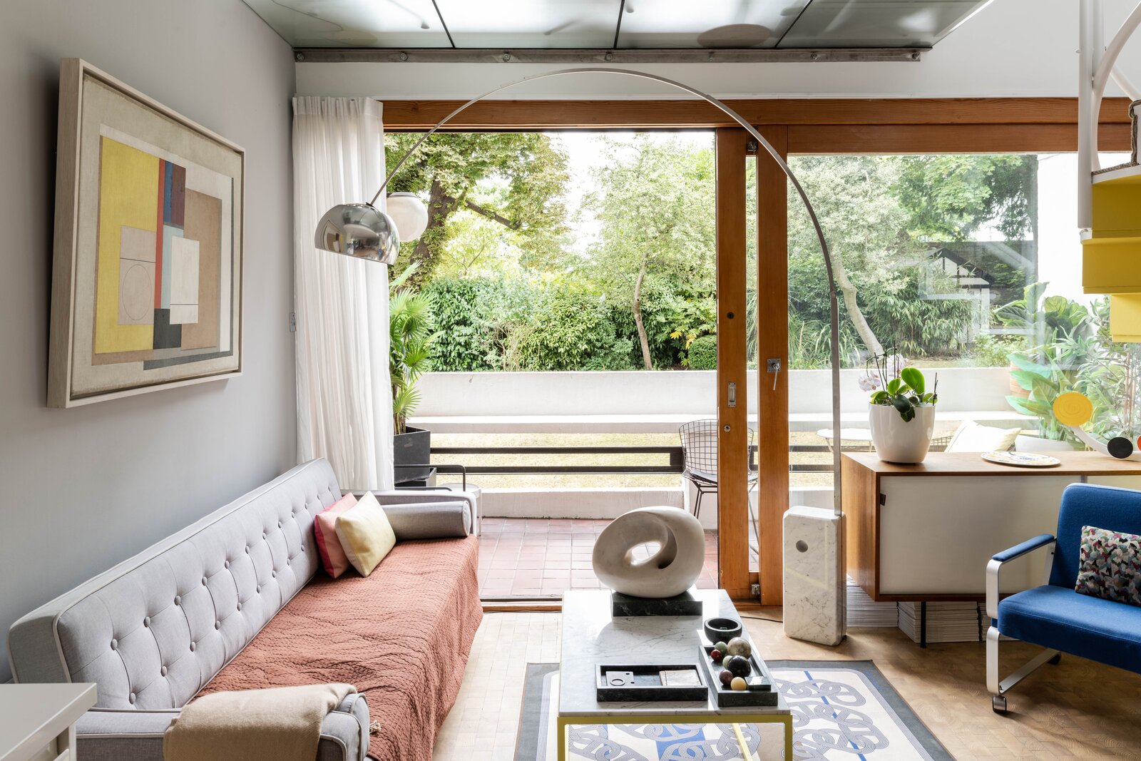 Photo 4 of 10 in A ’60s Studio With a Bright-Yellow Spiral Staircase ...