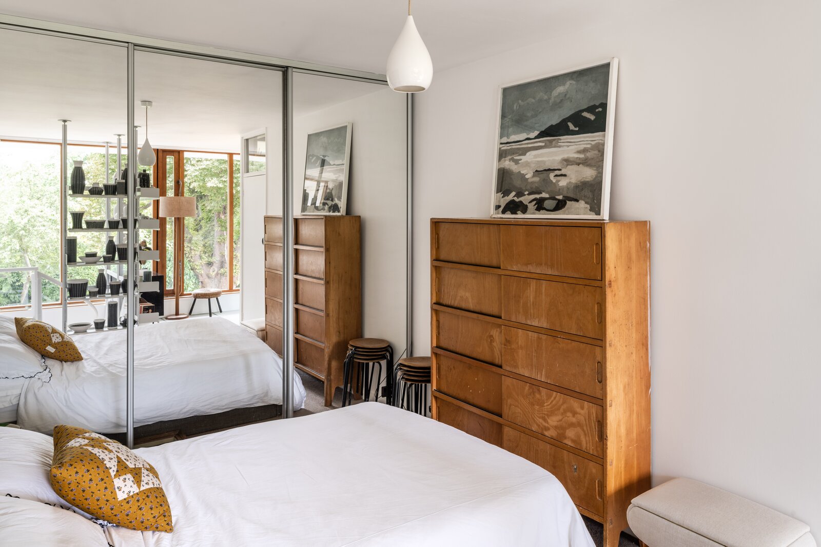 Photo 8 of 10 in A ’60s Studio With a Bright-Yellow Spiral Staircase ...