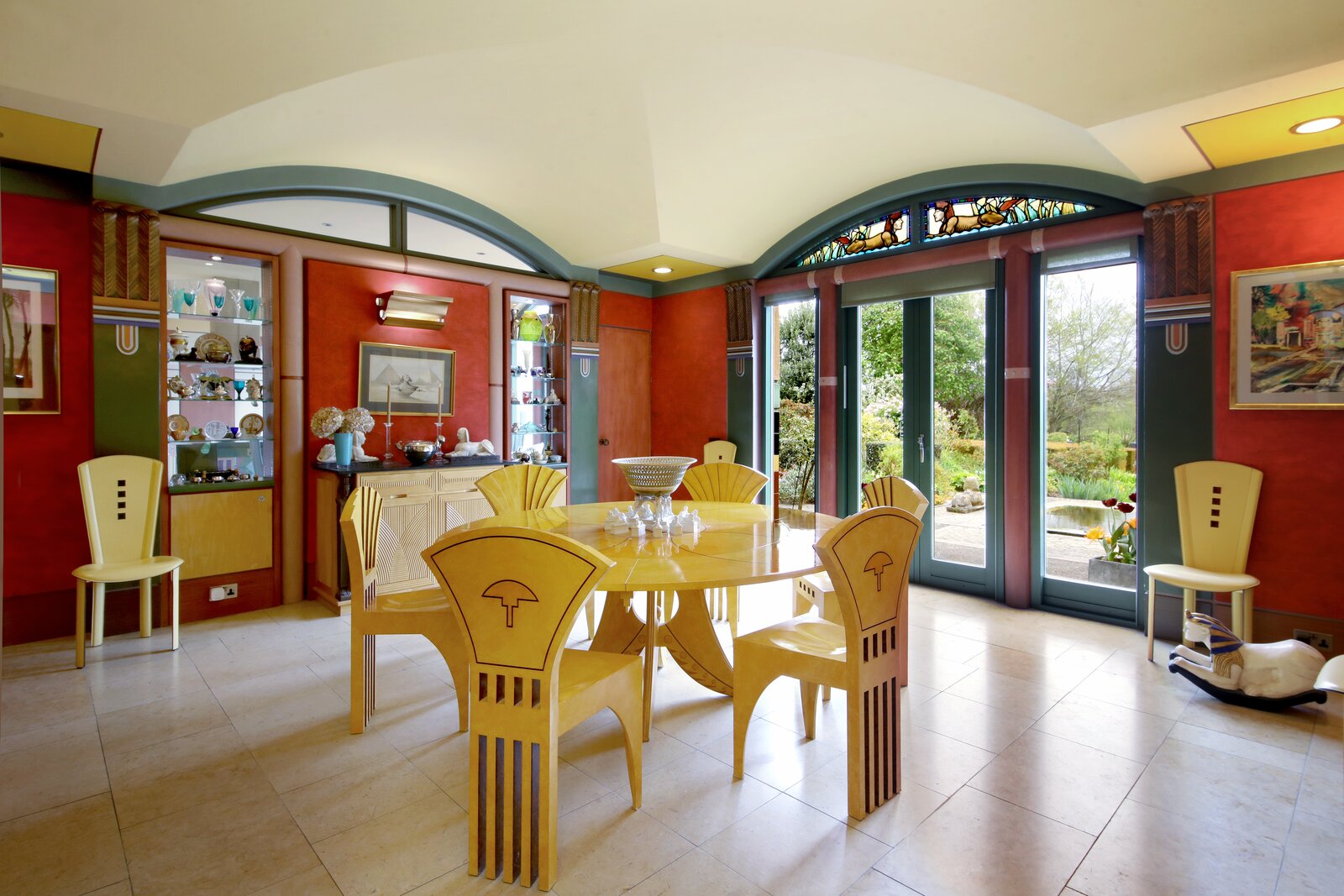 Photo 3 of 11 in In England, a Supremely Extra Egyptian-Inspired Home ...