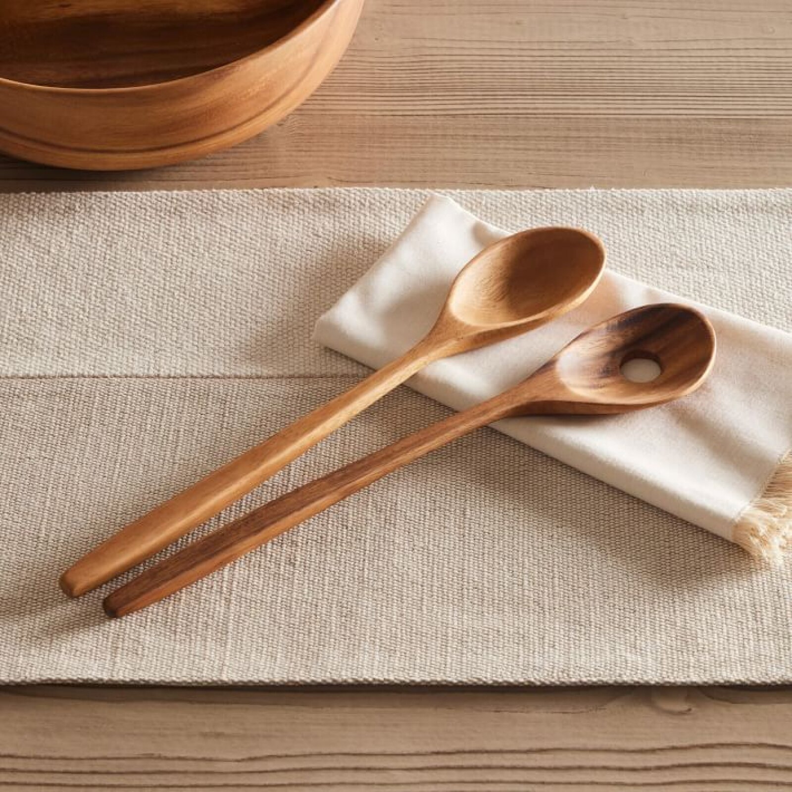 Organic Shaped Wood Serving Utensils by Dwell - Dwell