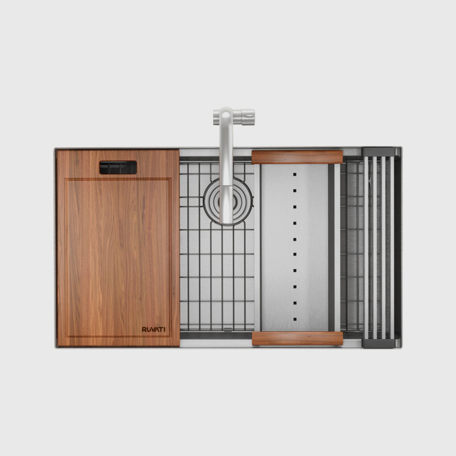Apron Front Farmhouse Composite Workstation by Ruvati by Dwell - Dwell