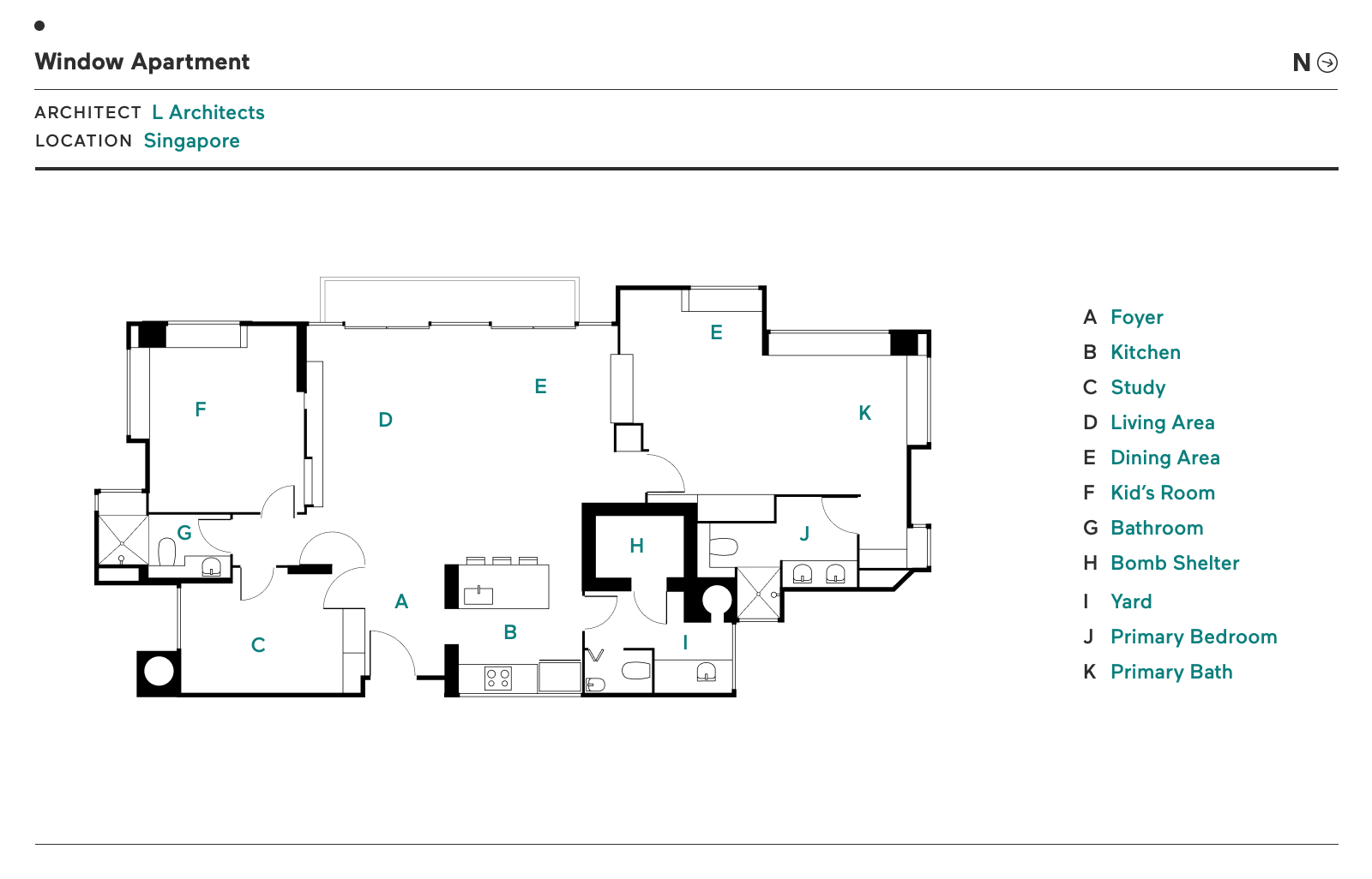 Photo 19 of 19 in Surprising Windows Between Rooms Create Connections ...