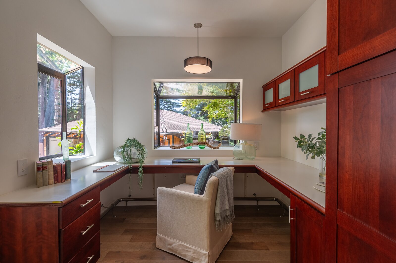 Photo 8 of 10 in This $5.7M Cabin-Like Carmel Home Comes With a Slice ...