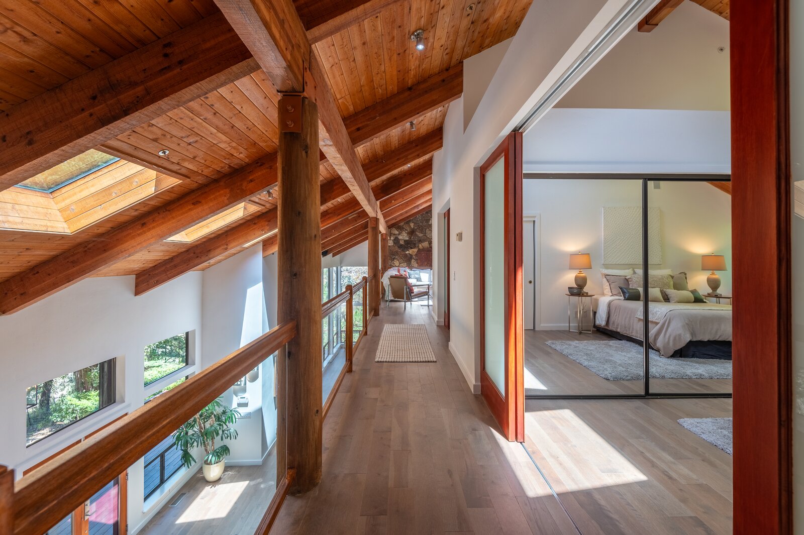 Photo 6 of 10 in This $5.7M Cabin-Like Carmel Home Comes With a Slice ...