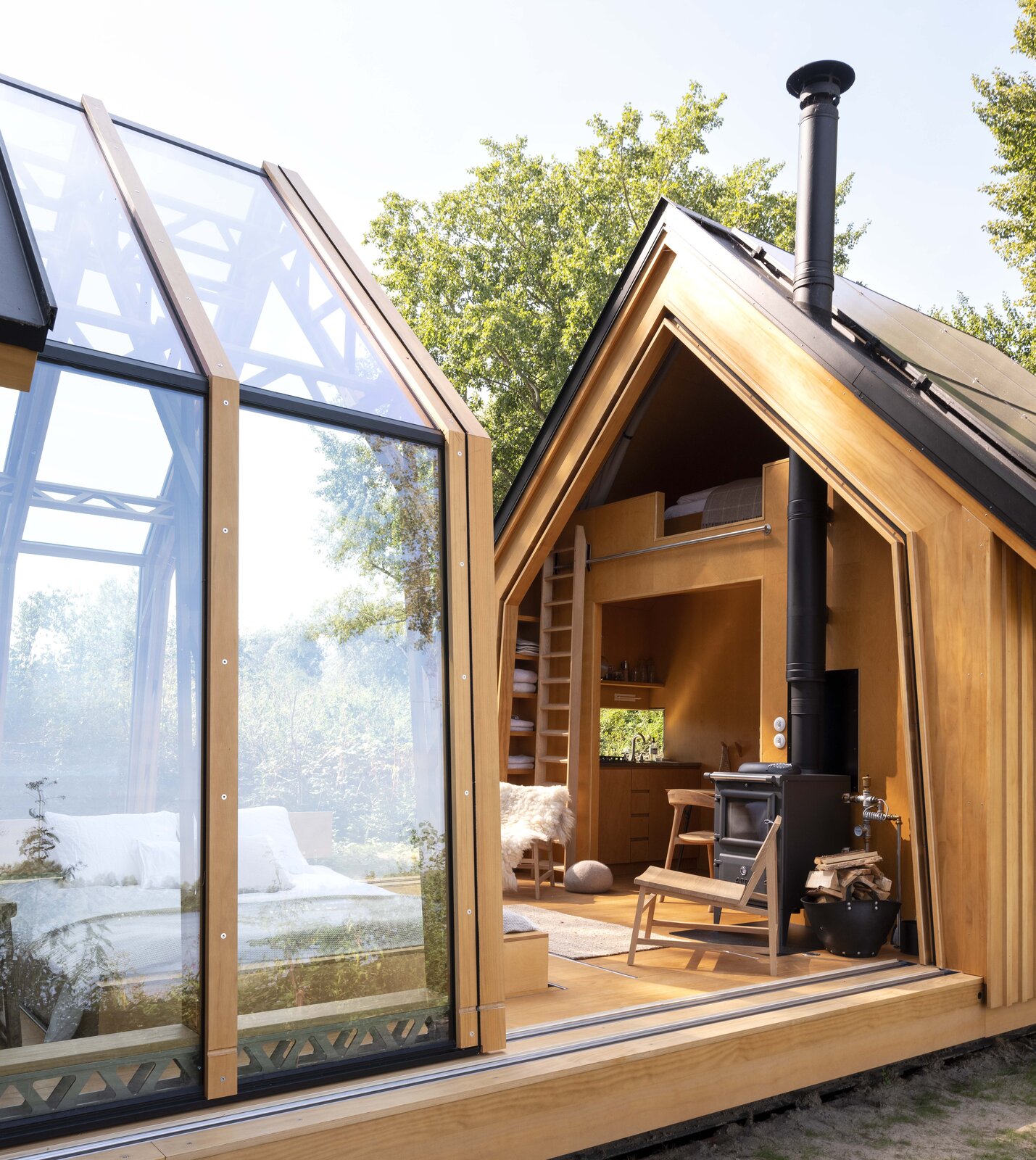 Photo 2 of 9 in This Slide-Open Prefab Was Designed to Set Your Brain ...