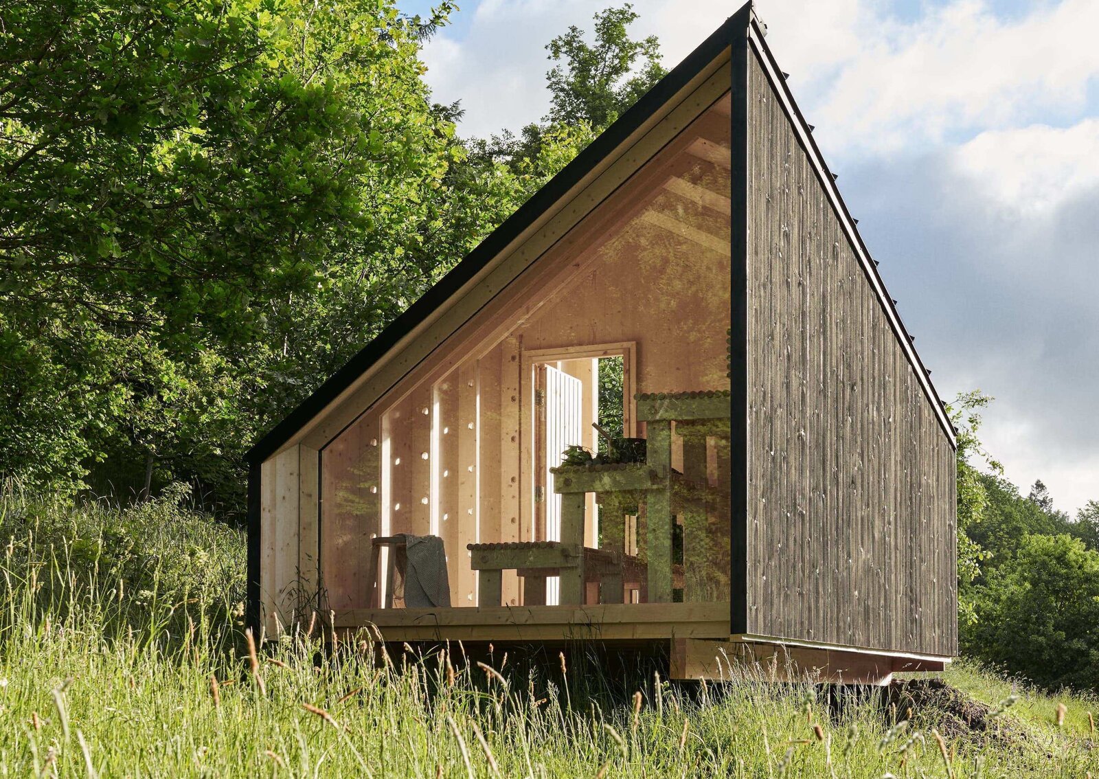 These $31K Micro Cabins Are Light Enough to Be Dropped Into Place by a ...