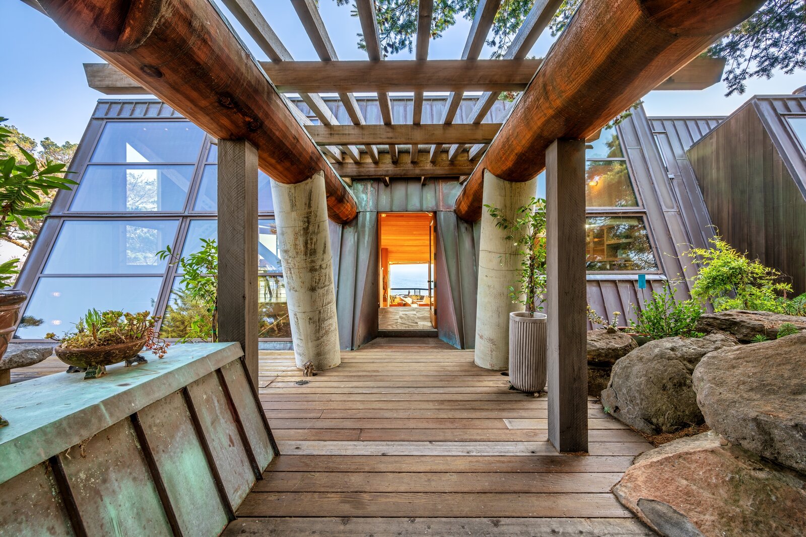 Photo 2 of 10 in This $8M Sea Ranch Dream Home Has a “Mystical Portal ...