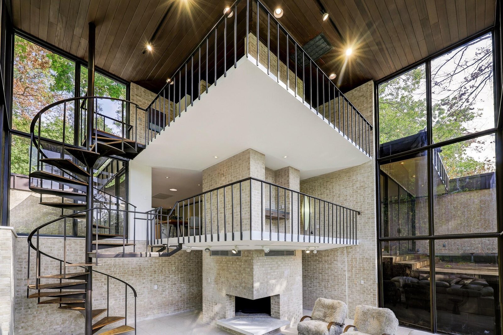 Photo 6 of 10 in The Atrium Is the Star of This $3.1 Million ’70s Texas ...