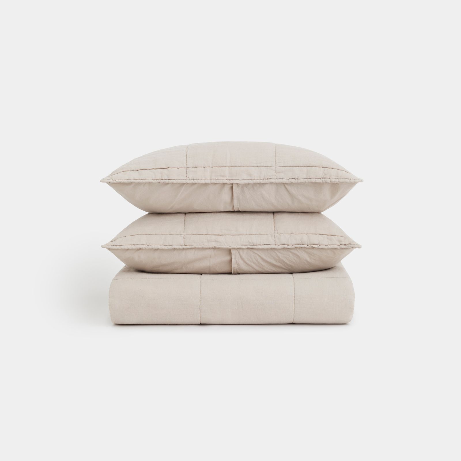 Linen Box Quilt Set by Thuma - Dwell