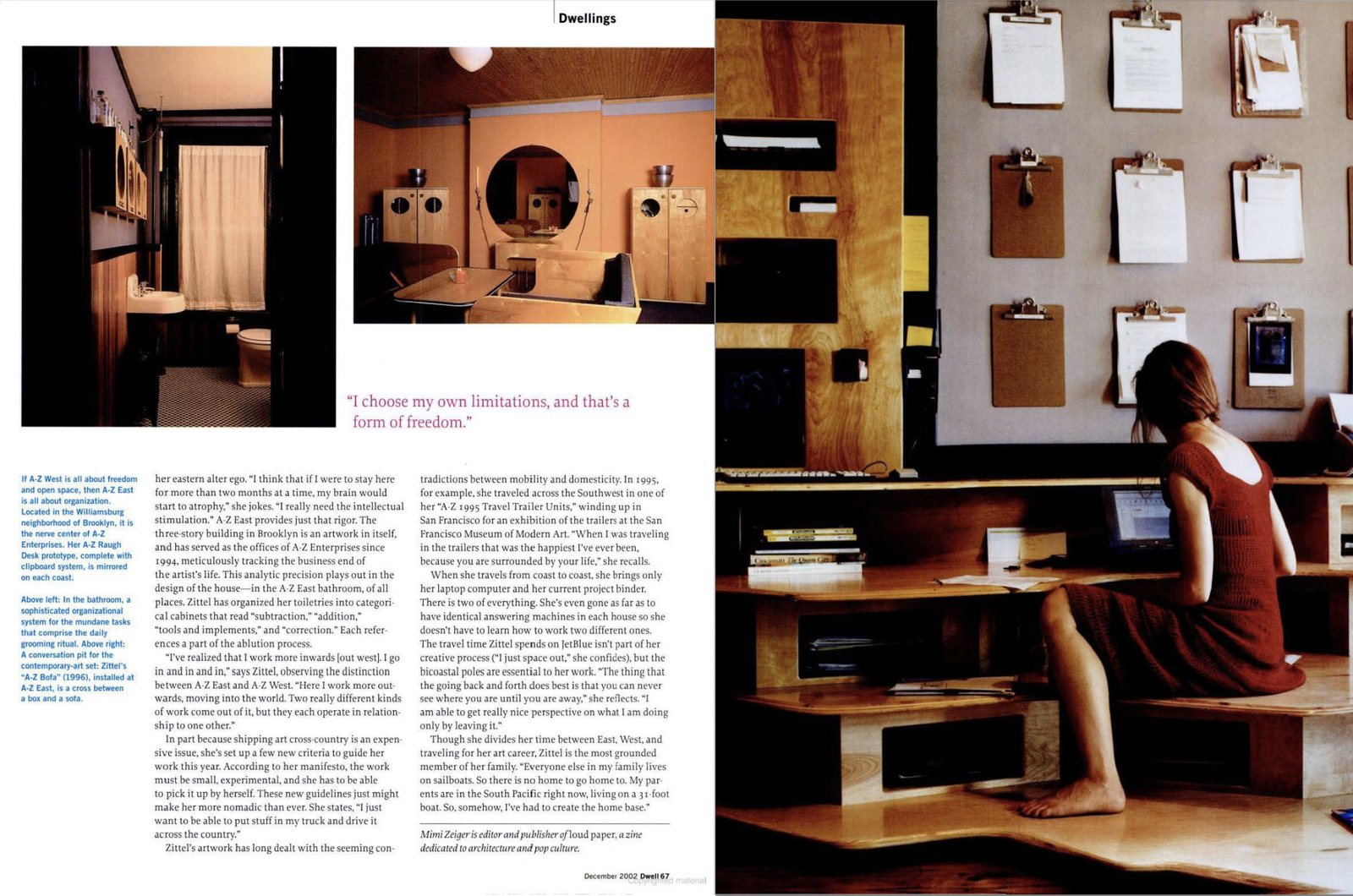 Photo 4 of 5 in From the Archive: Andrea Zittel’s Tiny, Prophetic Joshua Tree Laboratory - Dwell