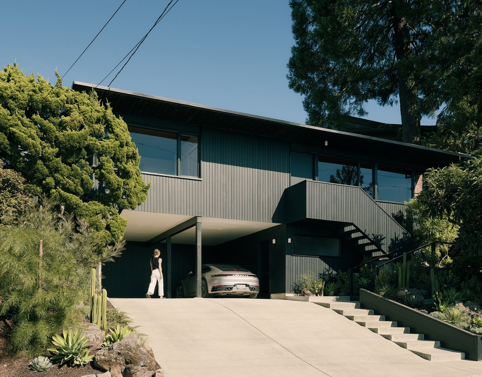 Photo 1 of 13 in Not One But Two Bright-Red Bathrooms Punch Up This ...