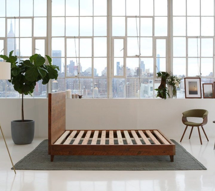 Photo 1 of 1 in Avocado Natural Wood Bed Frame - Dwell