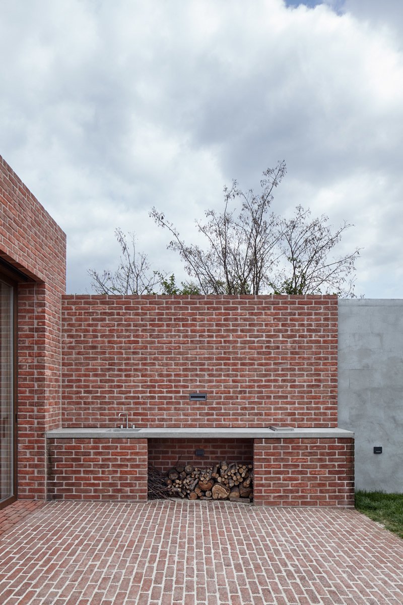 Photo 8 of 13 in Brick Garden with Brick House by Leibal - Dwell