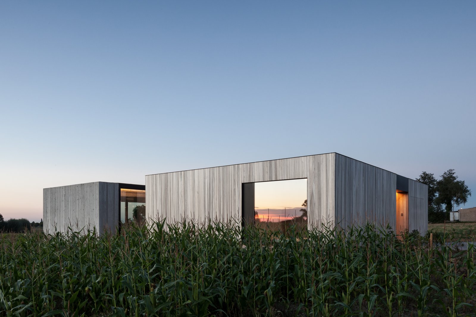 Photo 1 of 14 in Defying traditionalism: concrete bungalow inserted in ...