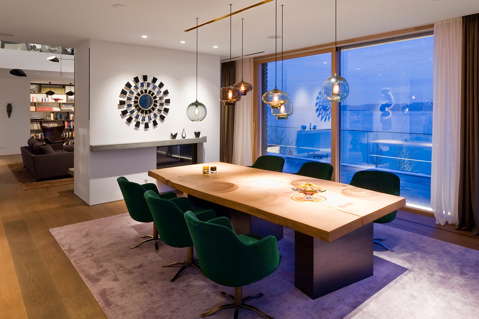 Multi Pendant Lighting Adorns Lakeside Home In Germany Dwell
