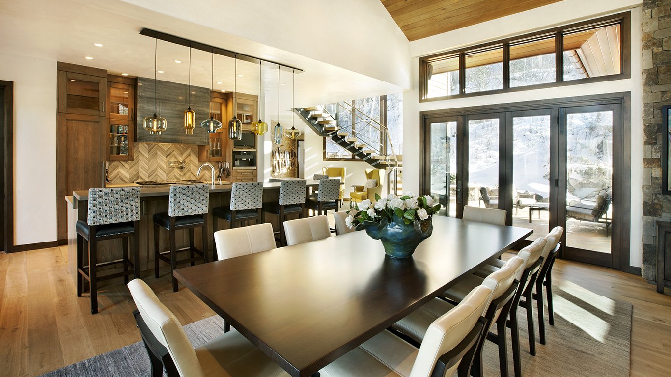 Photo 1 of 4 in Cozy Colorado Retreat Features Multi-Pendant Modern ...