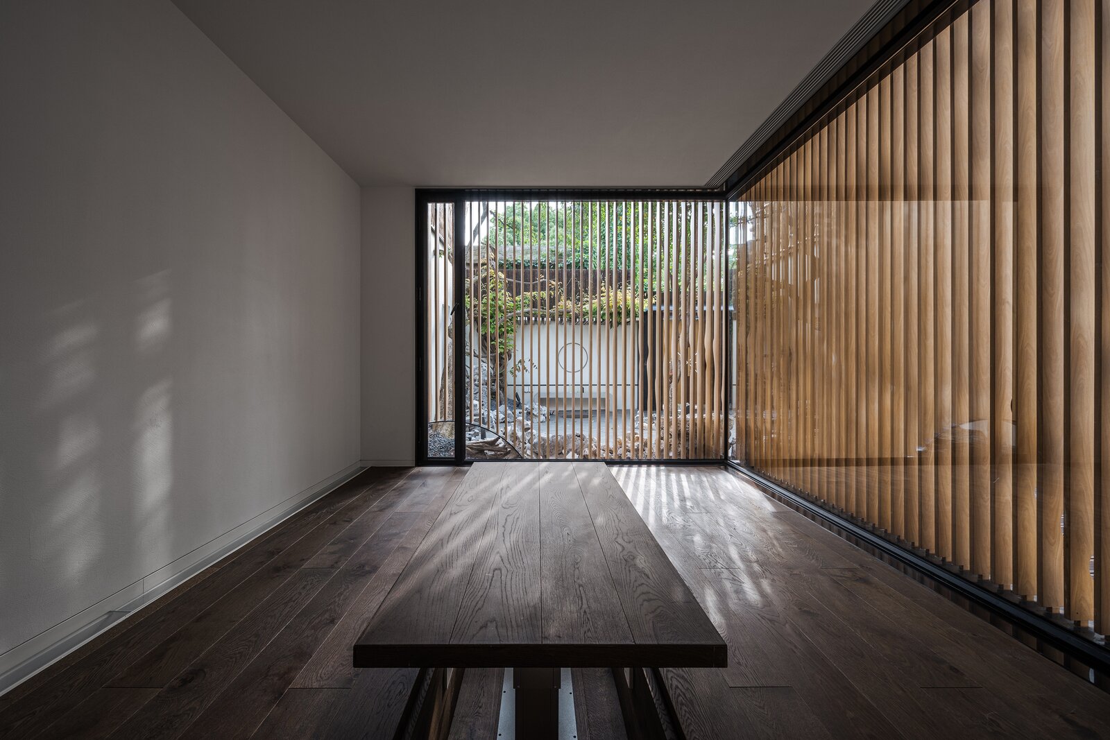 Photo 12 of 17 in A Volcanic-Rock Courtyard Energizes a Dramatic Home ...