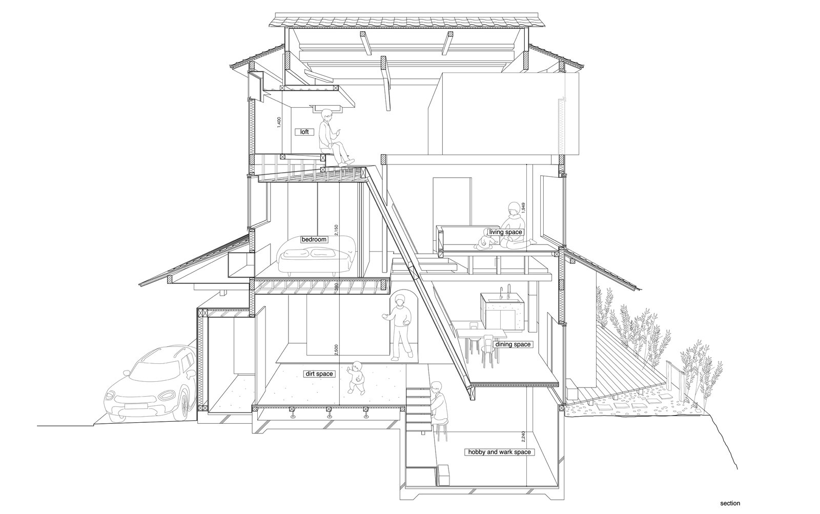 Photo 19 of 19 in A Family’s Home in Kyoto Balances Light and Darkness ...