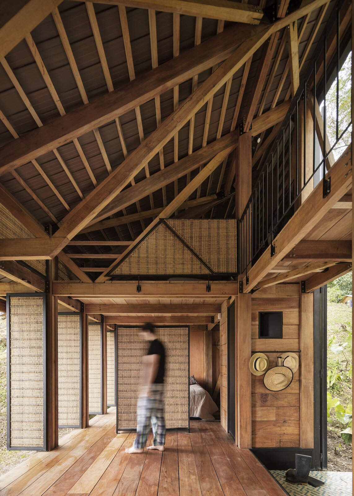 Photo 12 of 14 in A Woven Facade Ties a Colombian Home to the Lush ...