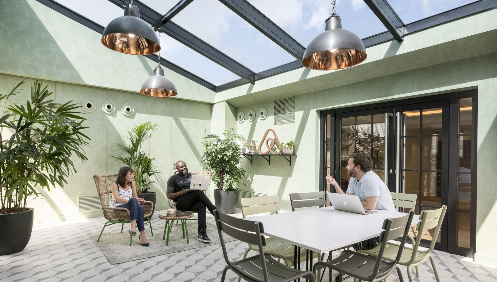 Take a Peek Inside Airbnb's New Loft-Inspired Office Space in Paris - Dwell