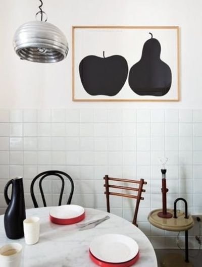 Enzo Mari: The Apple and The Pear Poster - Dwell