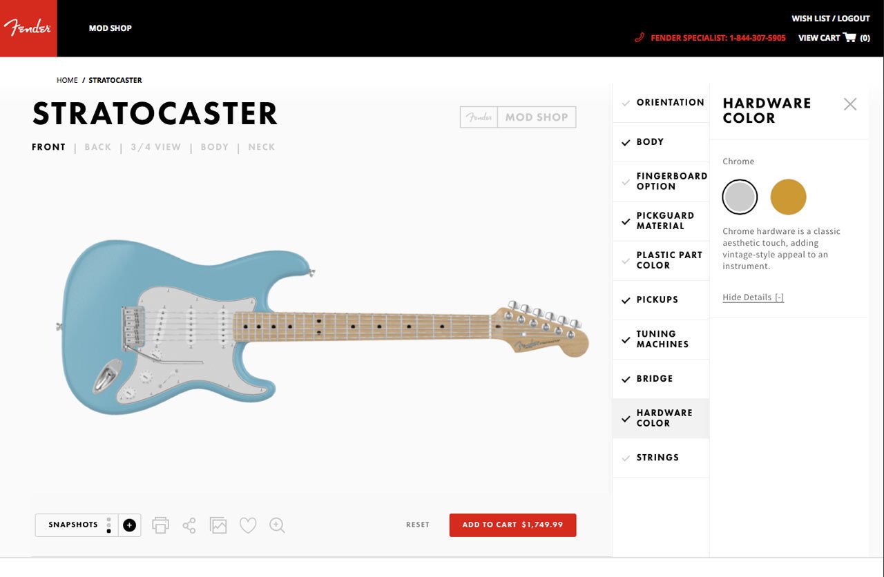 Photo 8 of 19 in Fender's Mod Shop Lets You Build Your Own Modern ...
